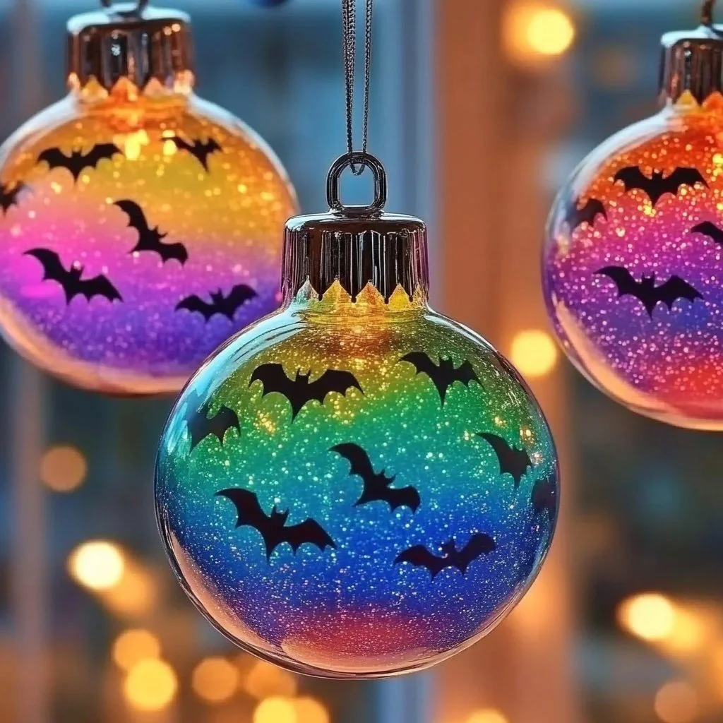 Bat Brew Lava Lamp Ornaments
