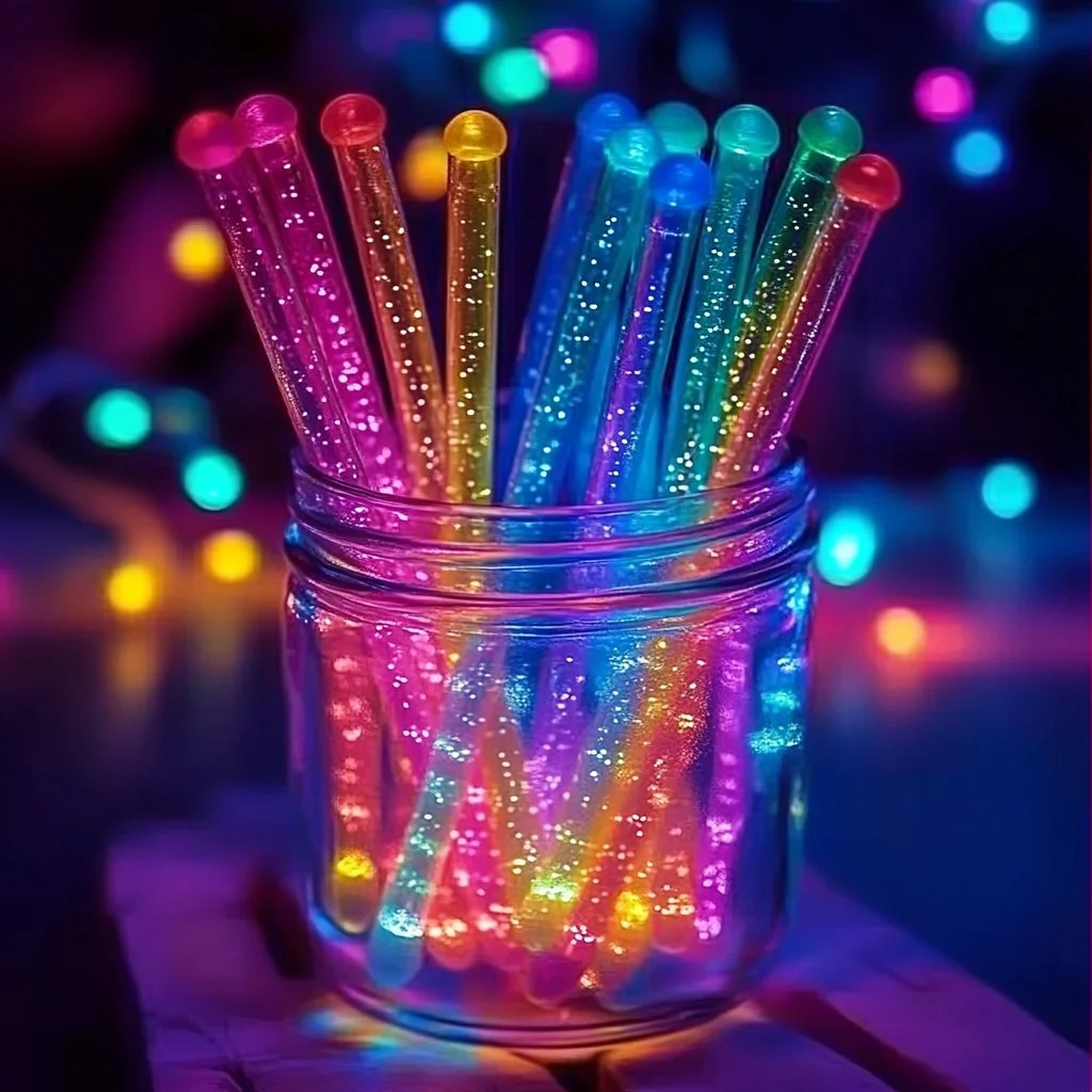 DIY Glow Stick Mason Jar
