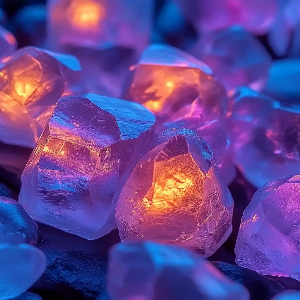 DIY Glowing Moon Rocks