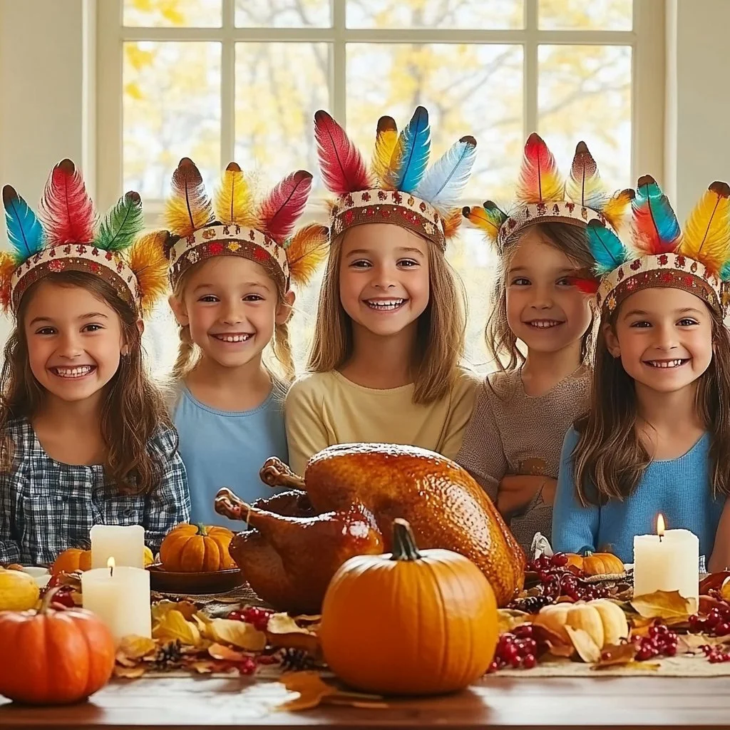 DIY Turkey Feather Headbands