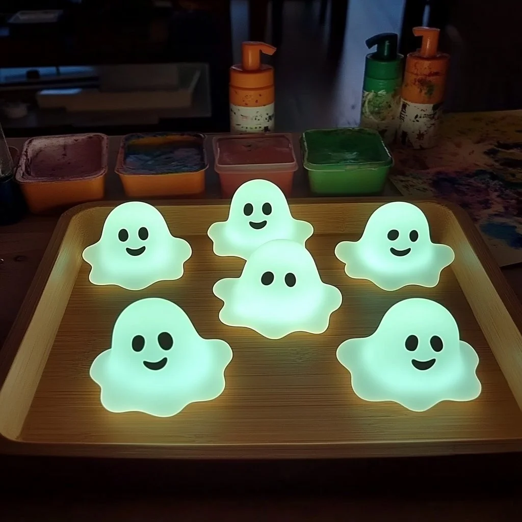 Glowing Ghost Slime