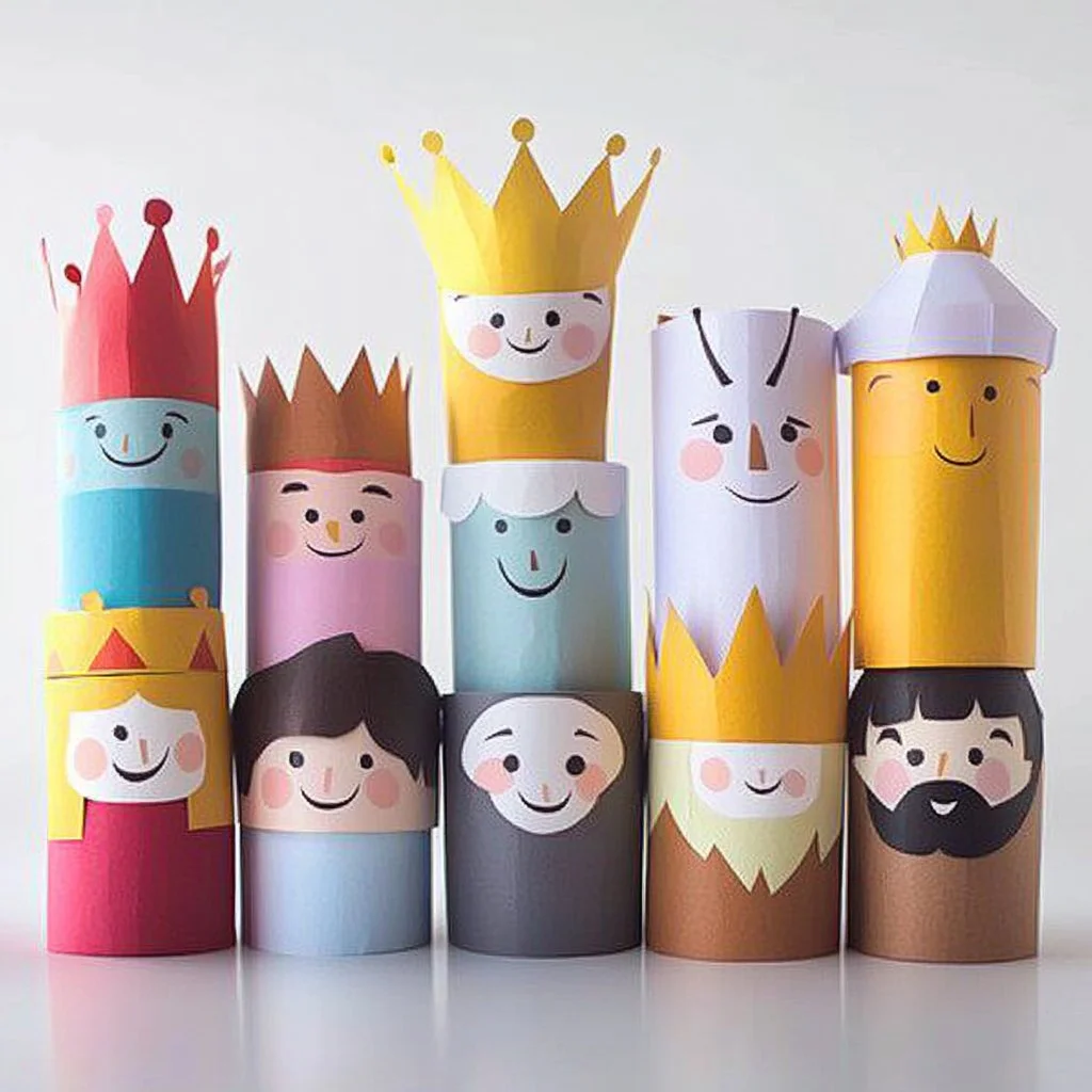 How To Make A Toilet Paper Roll Nativity Scene For Kids