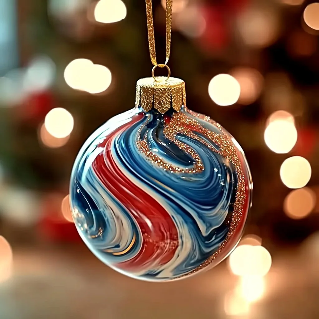 Hydro-Dipped Ornaments