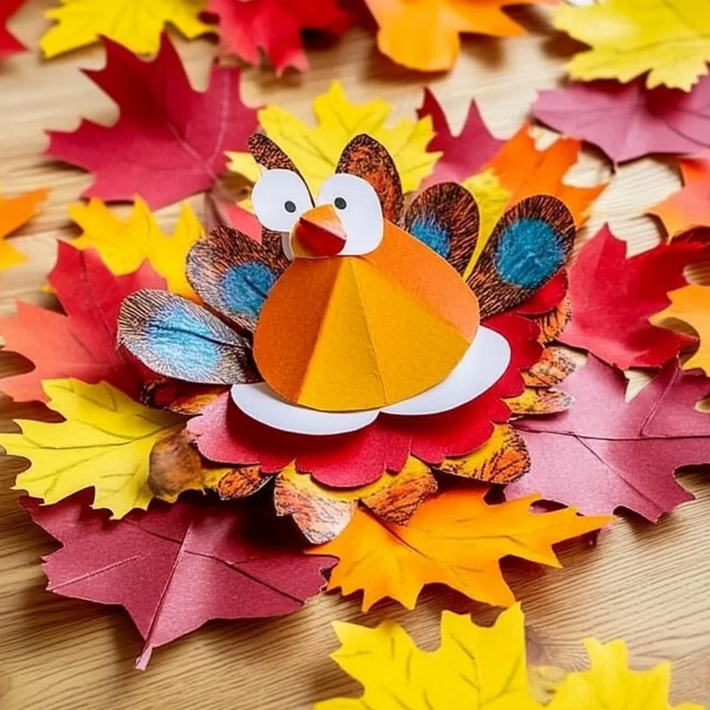 Leafy Turkey Craft