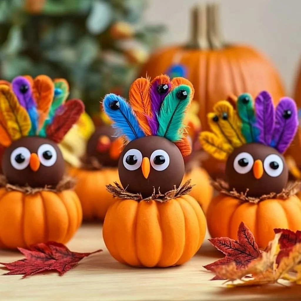 Mini Pumpkin Turkeys