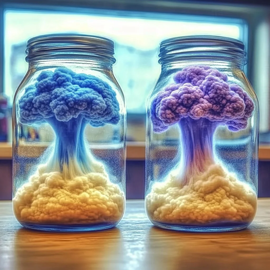 Rain Cloud in a Jar