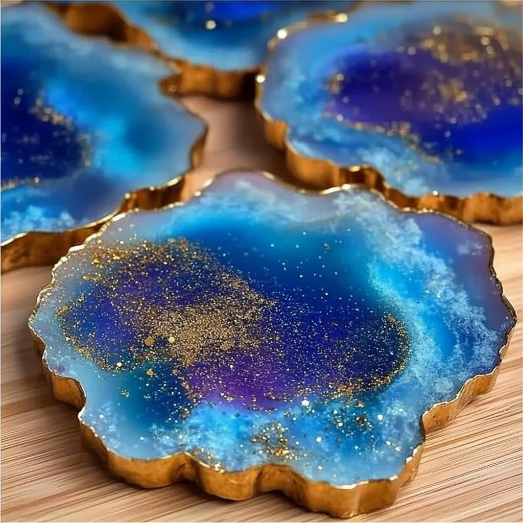 Resin Geode Coasters