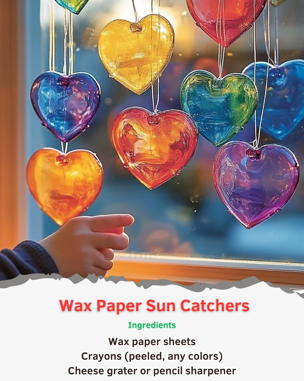 Wax Paper Sun Catchers