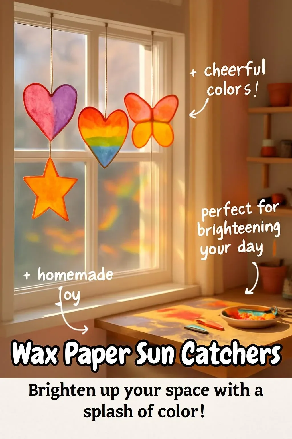 Wax Paper Sun Catchers