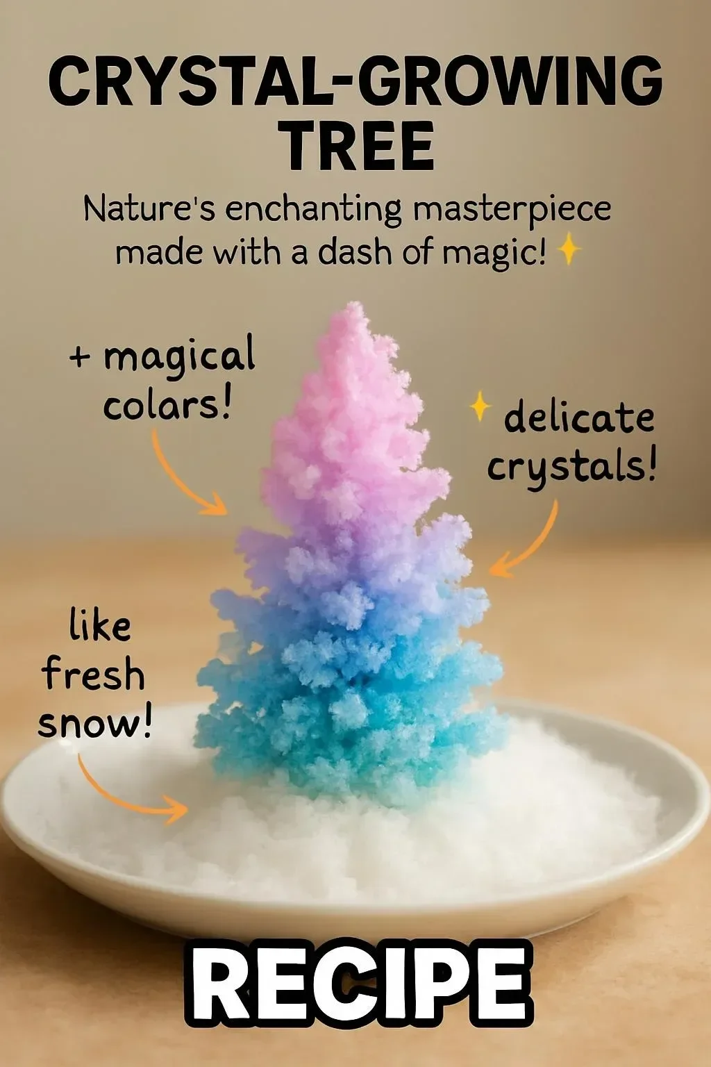 Crystal-Growing Tree