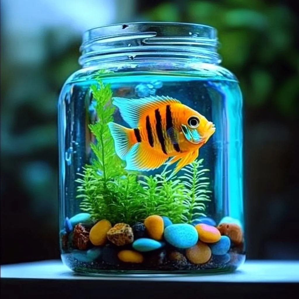 Decorative Fish Jar