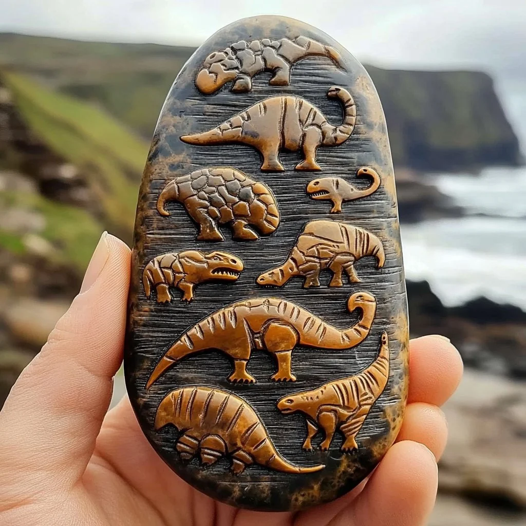 DIY Dinosaur Fossil Rocks
