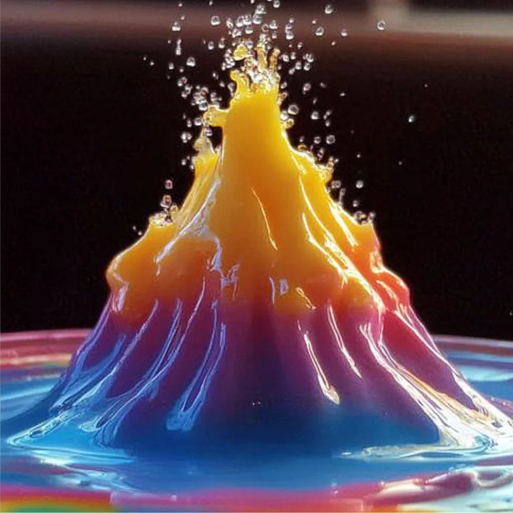 Fizzing Rainbow Volcano