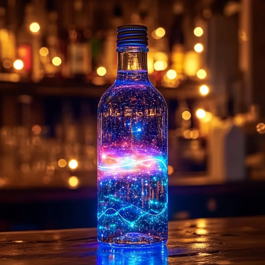 Glow Stick Galaxy Bottle