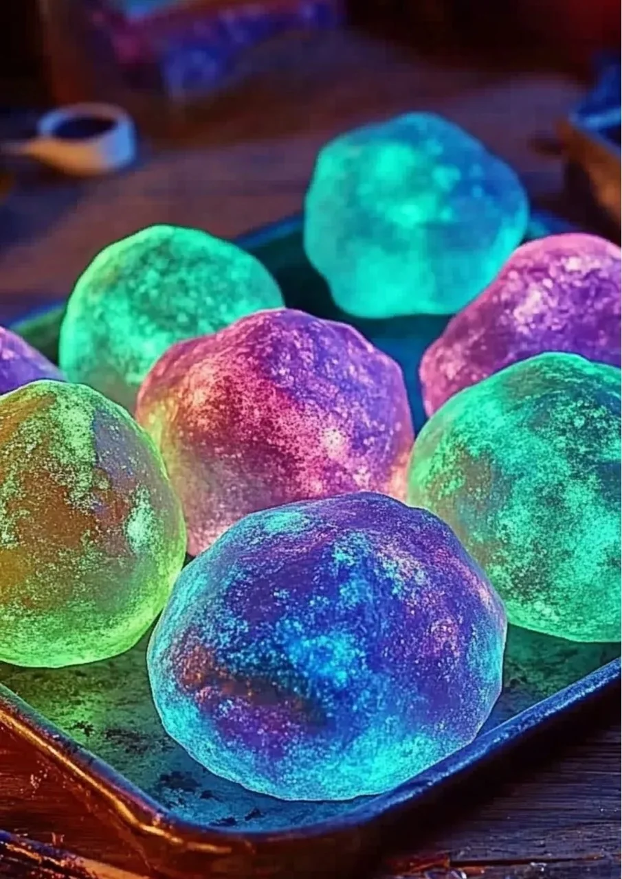 Glowing Moon Rocks