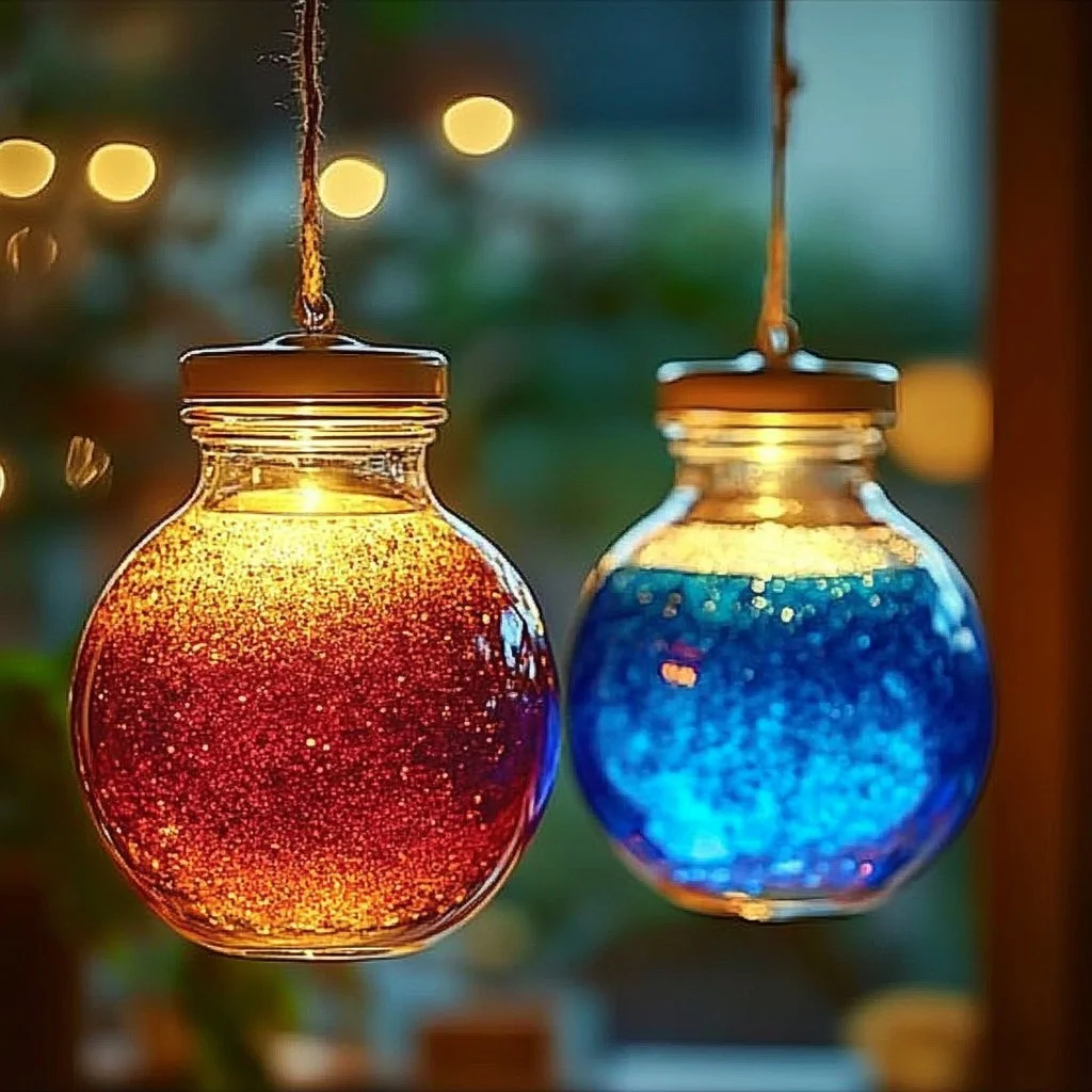 How to Make Lava Lamp Style Suncatchers