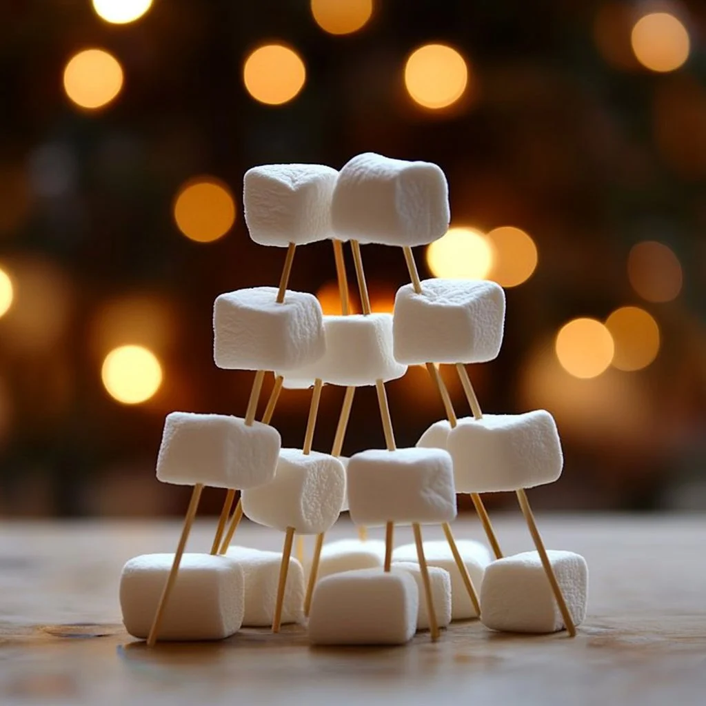 Marshmallow and Toothpick Building Challenge