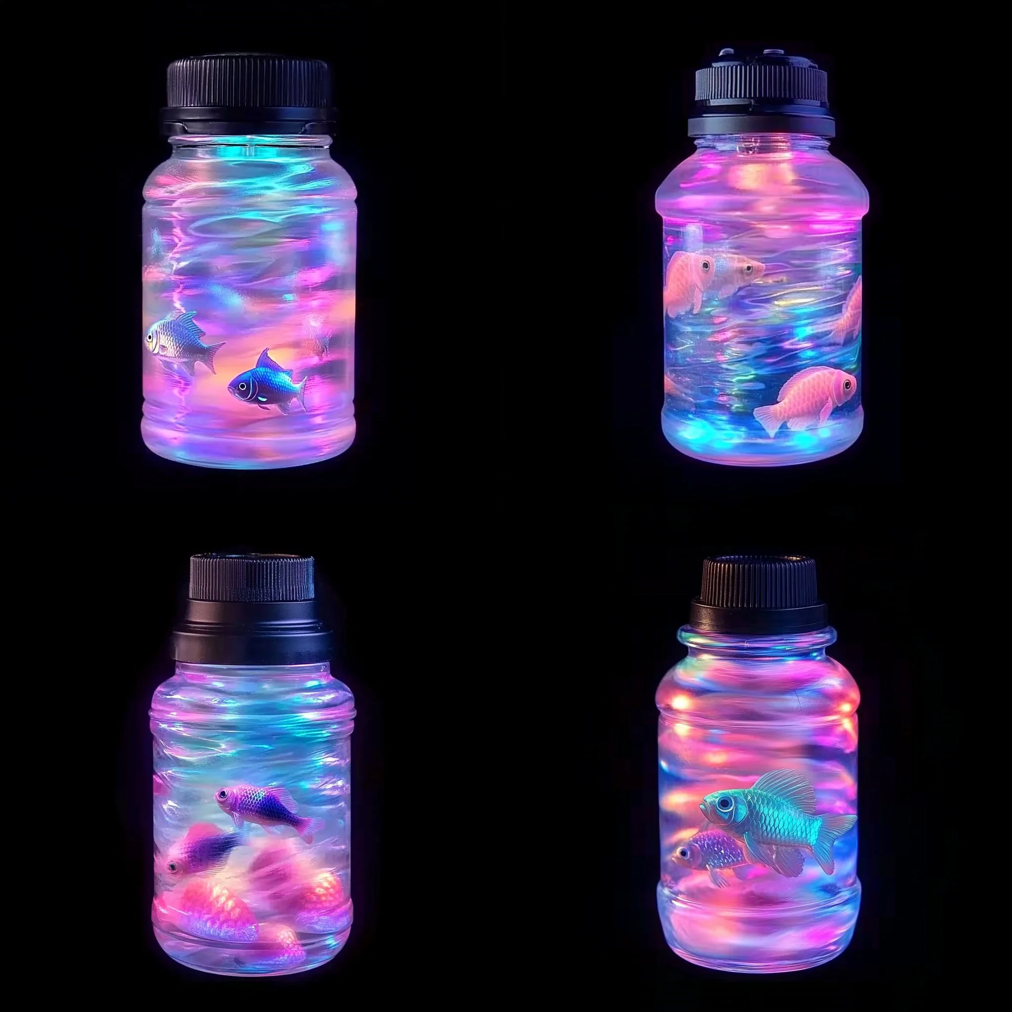 Mini Fish Tank Keychain