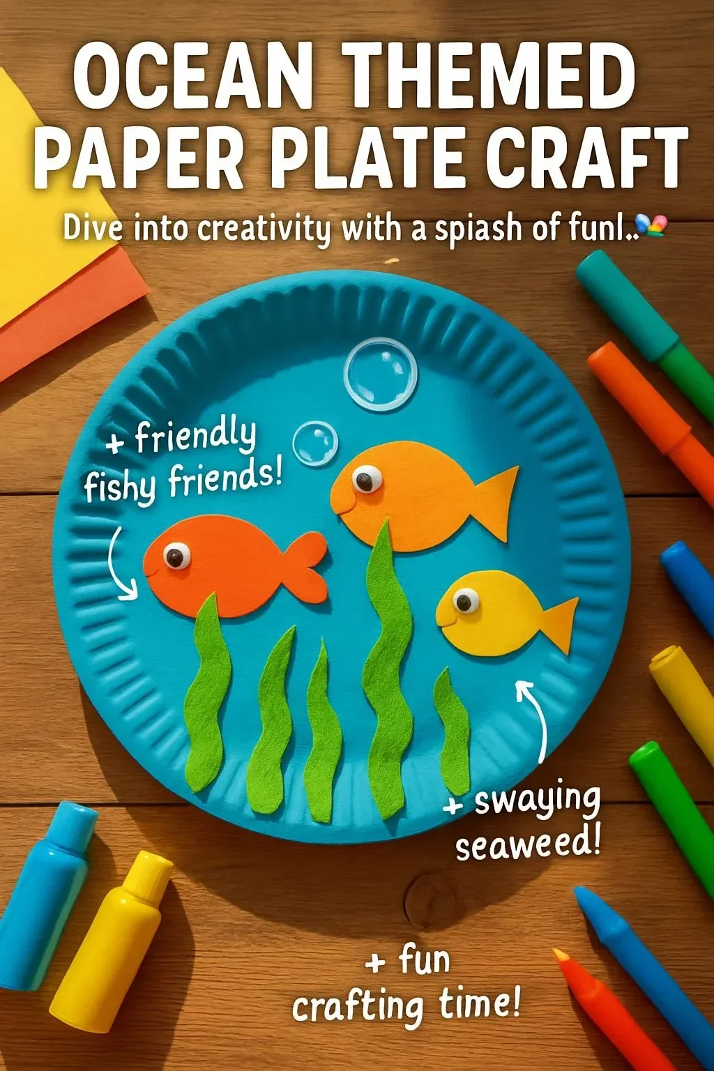 Ocean Themed Paper Plate Craft