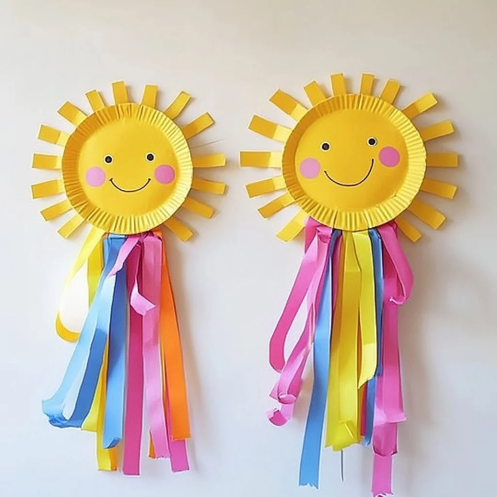 Paper Plate Sunshine Craft