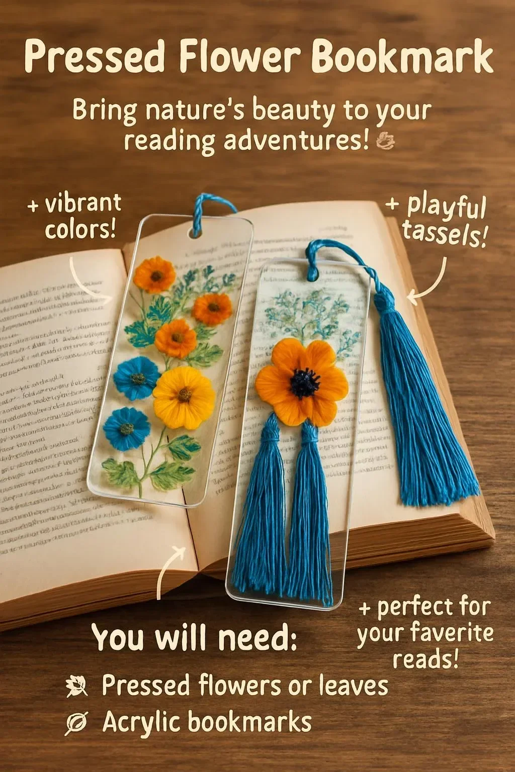 Pressed Flower Bookmark