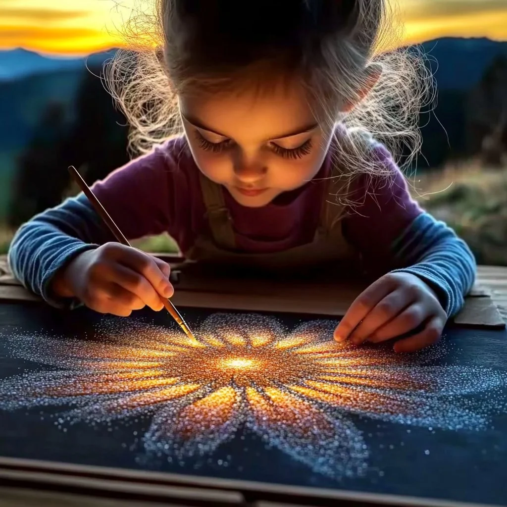 Salt Painting