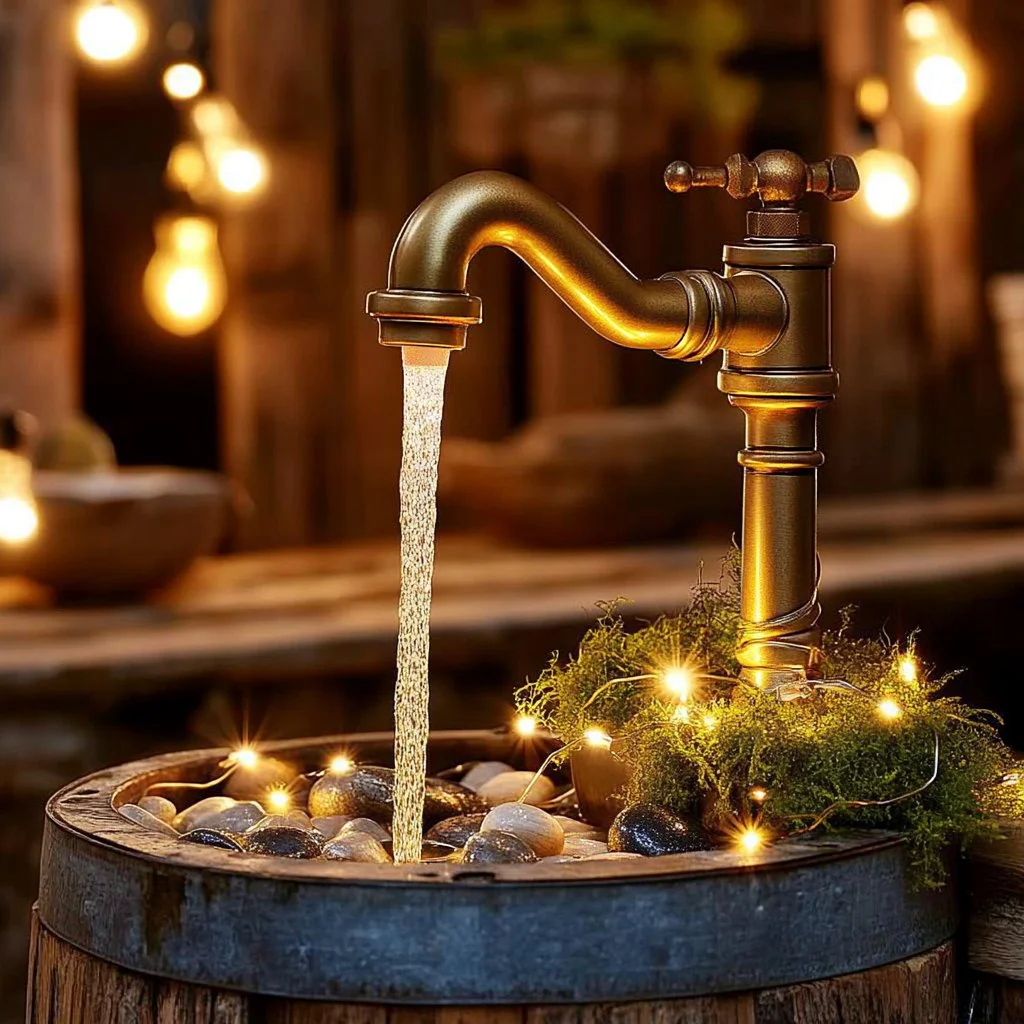Vintage Faucet Floating Light Illusion