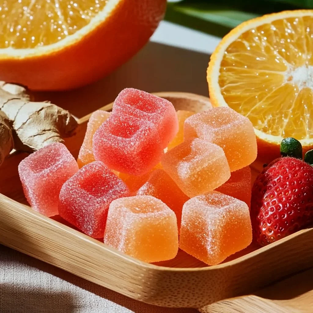 All-Natural Citrus-Strawberry Gummies