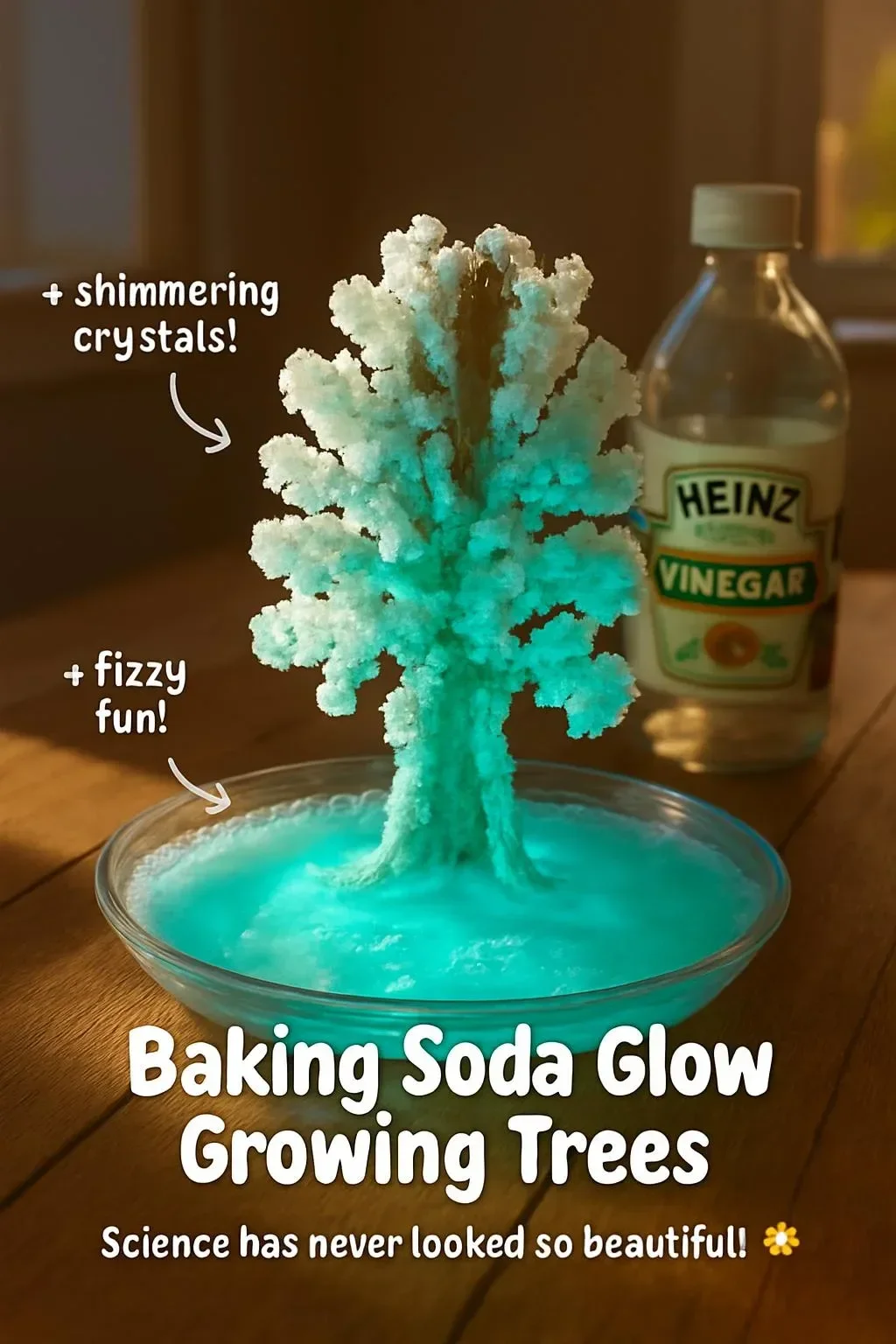 Baking Soda Glow Growing Trees