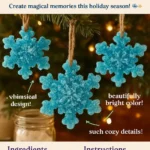Baking Soda Snowflake Ornaments