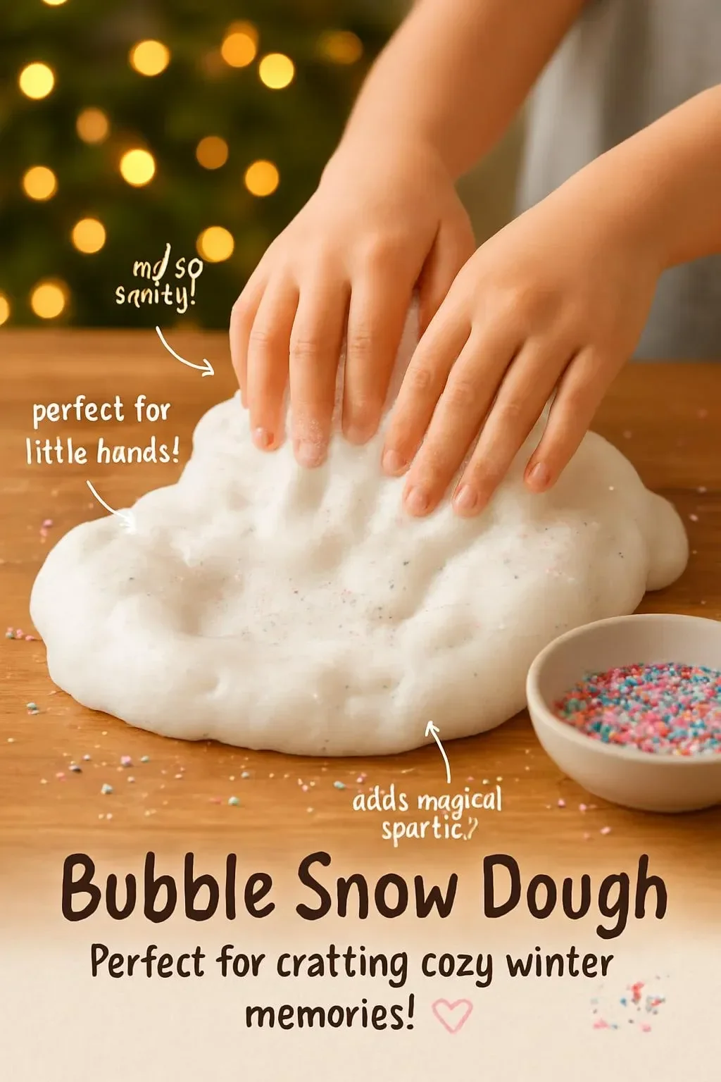 Bubble Snow Dough