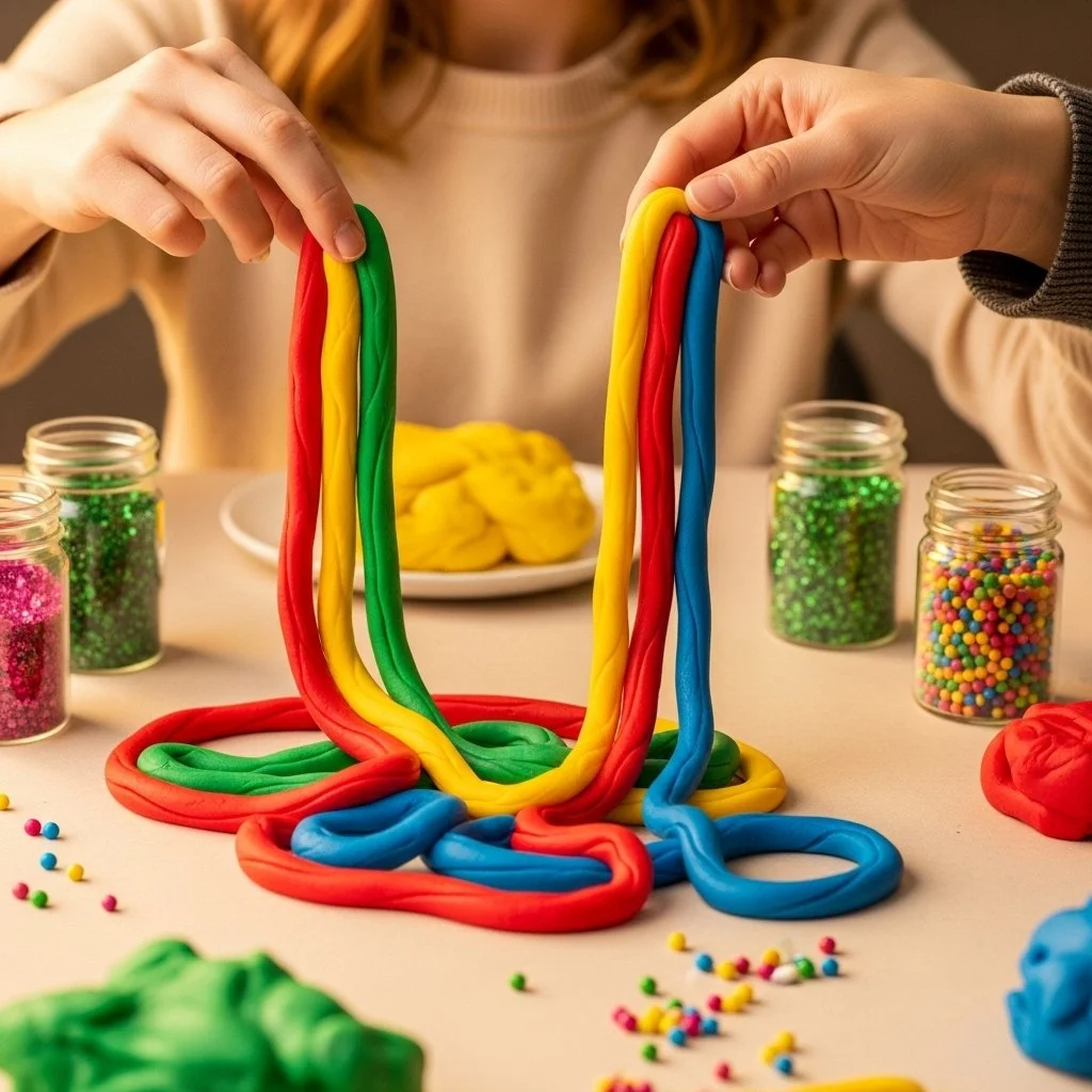 Christmas Light Multicolor Cornstarch Foam Dough