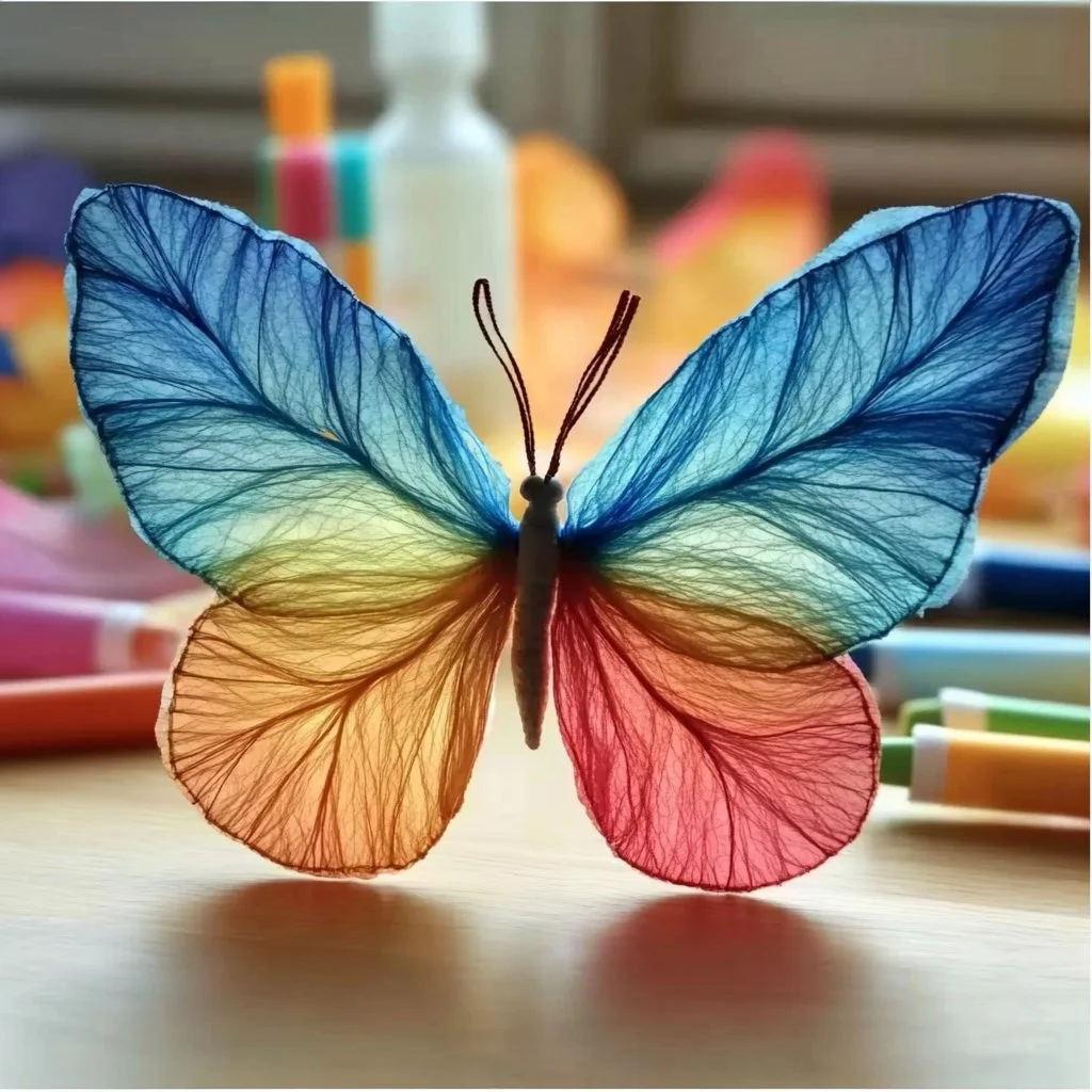 Chromatography Coffee Filter Butterflies