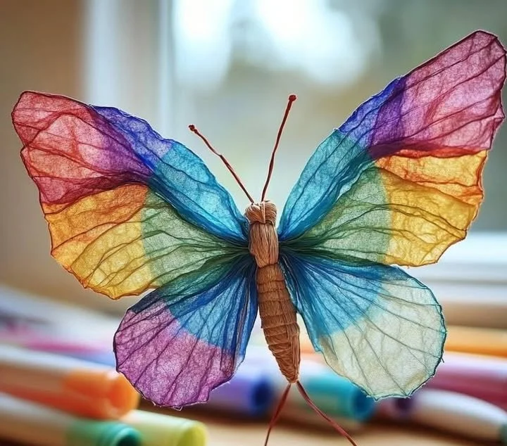 Chromatography Coffee Filter Butterflies