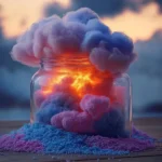 Cotton Candy Volcano Explosion
