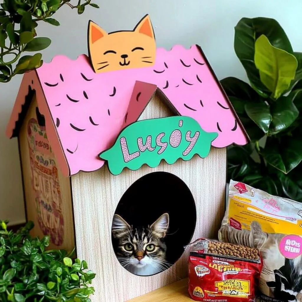 DIY Cat House – Cozy Hideout for Your Furry Friend!