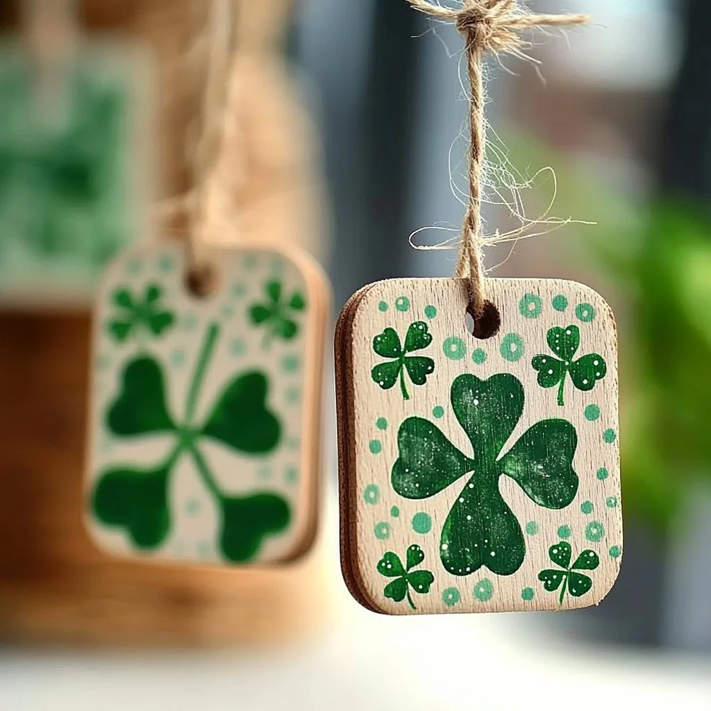 Dotted Lucky Tag Banner