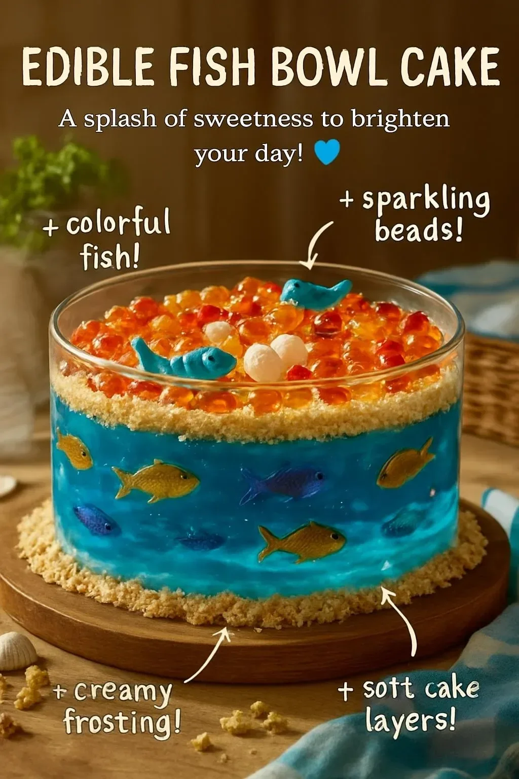 Edible Fish Bowl Cake