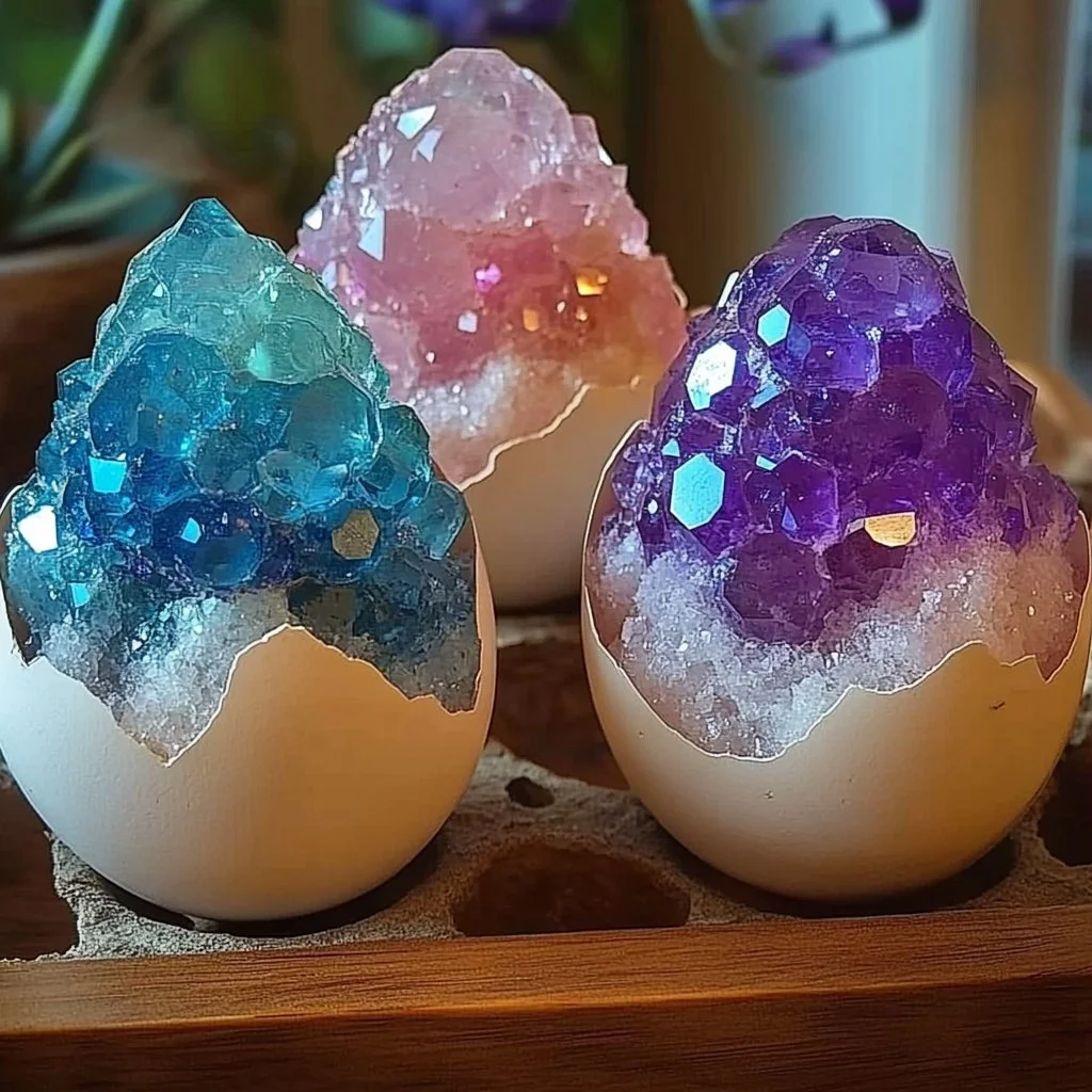 Eggshell Geode Crystals