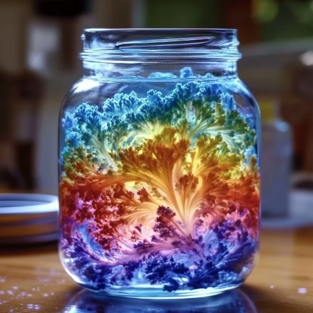 Fireworks in a Jar