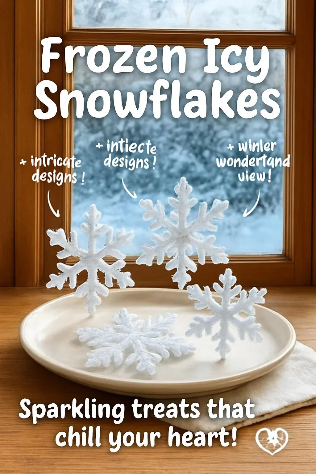Frozen Icy Snowflakes