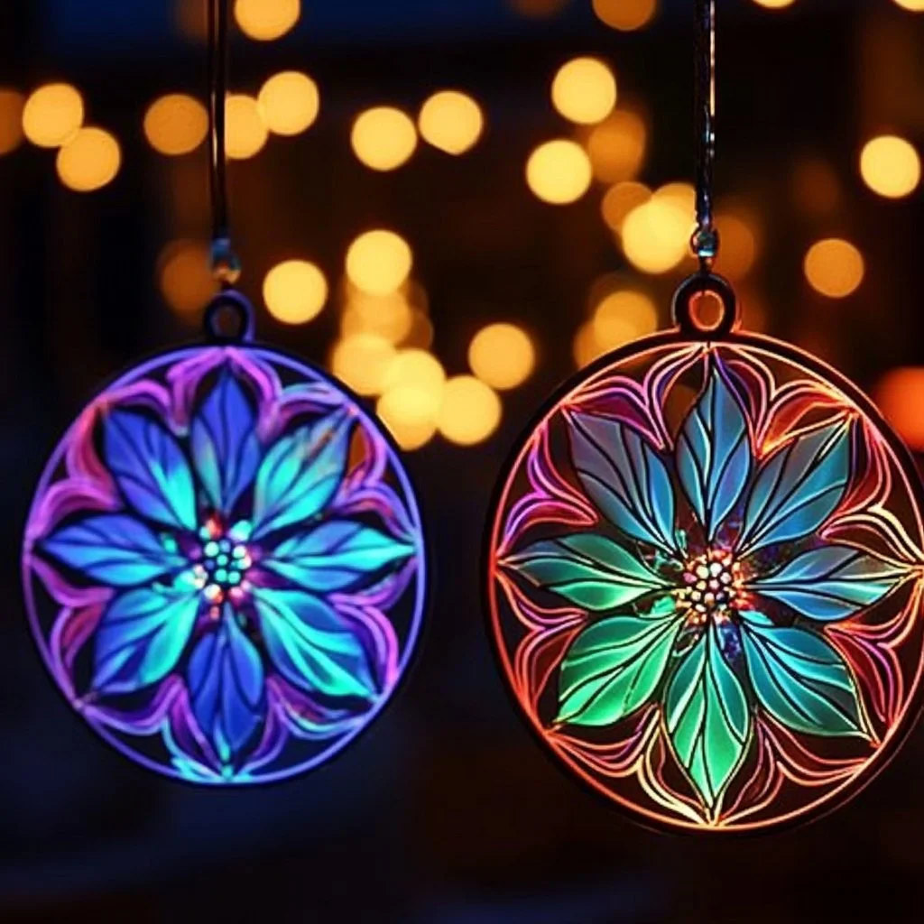 Glow-in-the-Dark Suncatchers