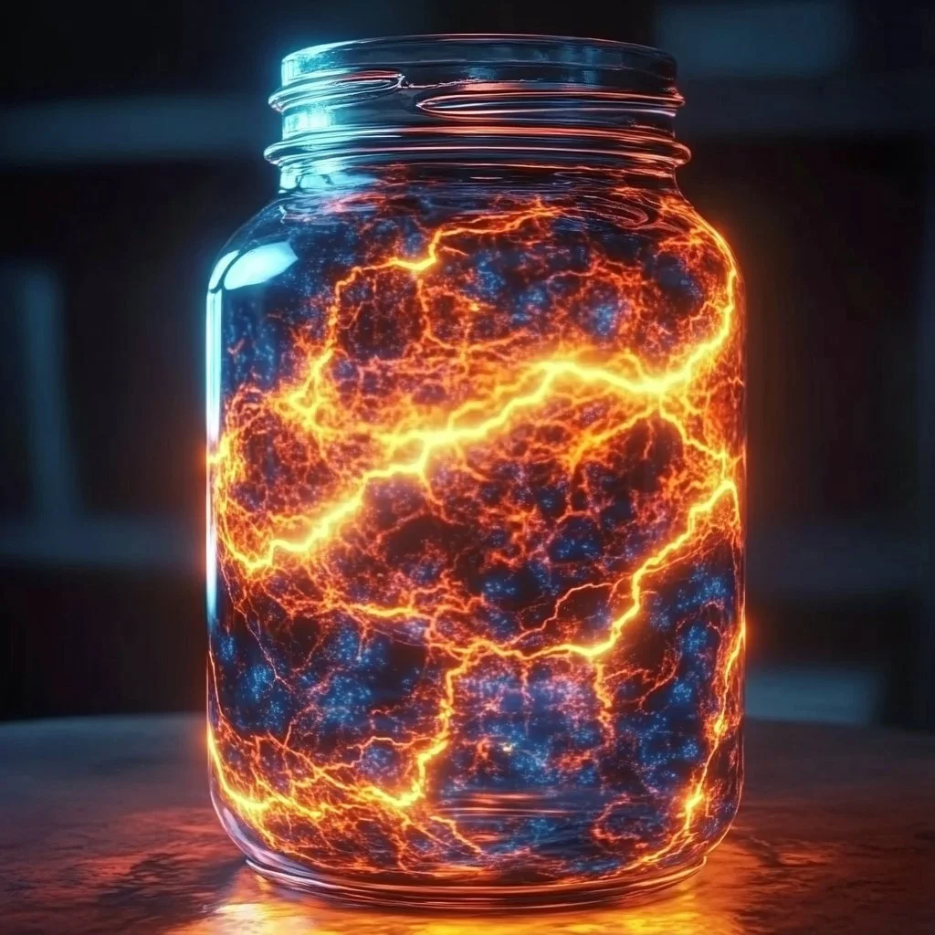 Lightning Storm in a Jar