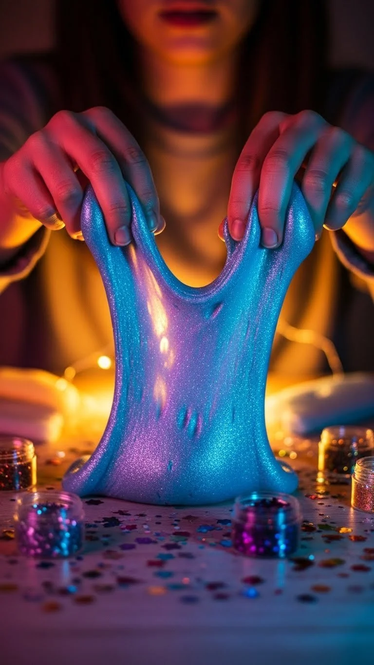 Midnight Celebration Cornstarch Foam Dough