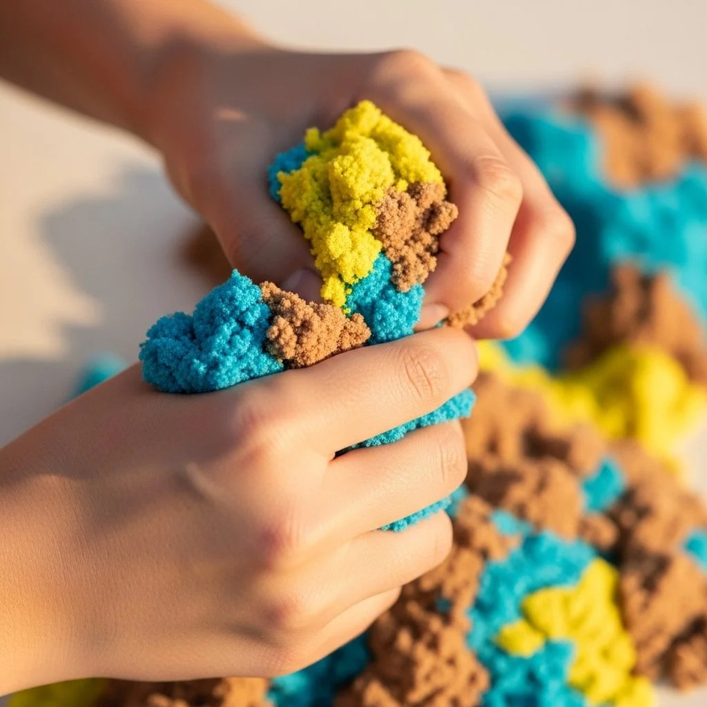 Playdough Pinecone Christmas Trees