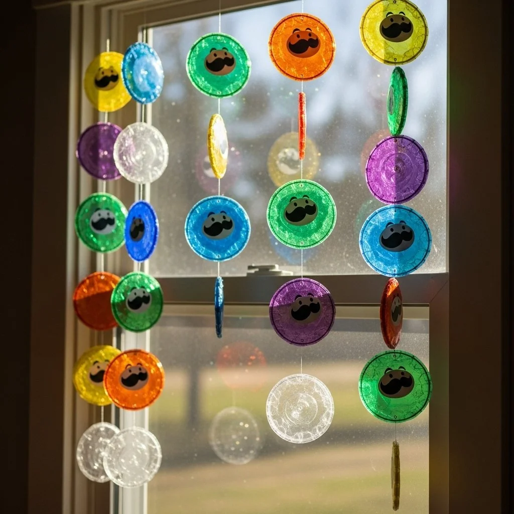 Pringle Lids Suncatchers