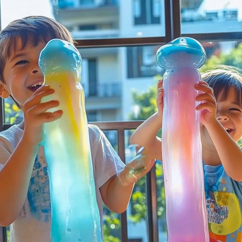 Rainbow Slime Stretch