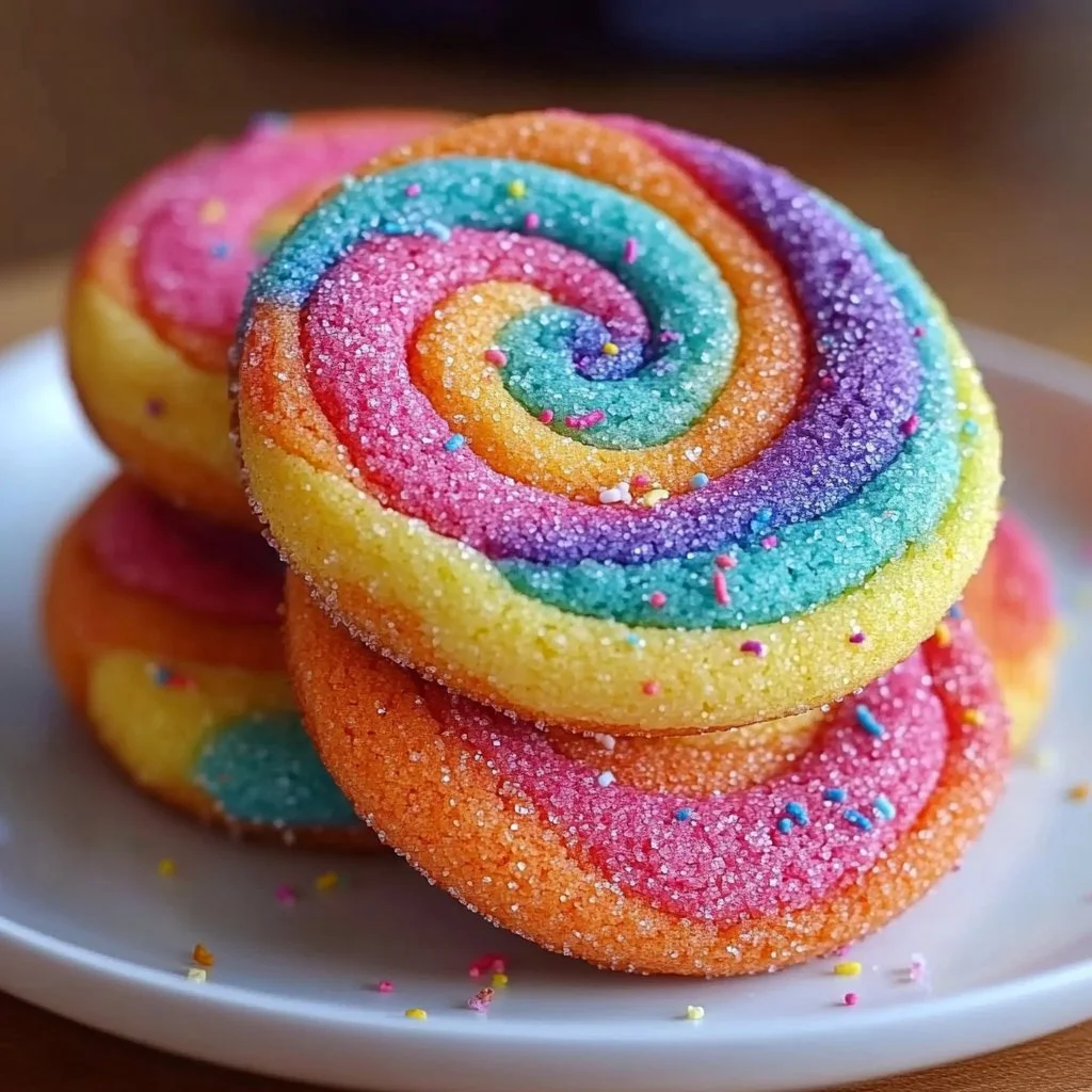 Rainbow Sugar Cookies