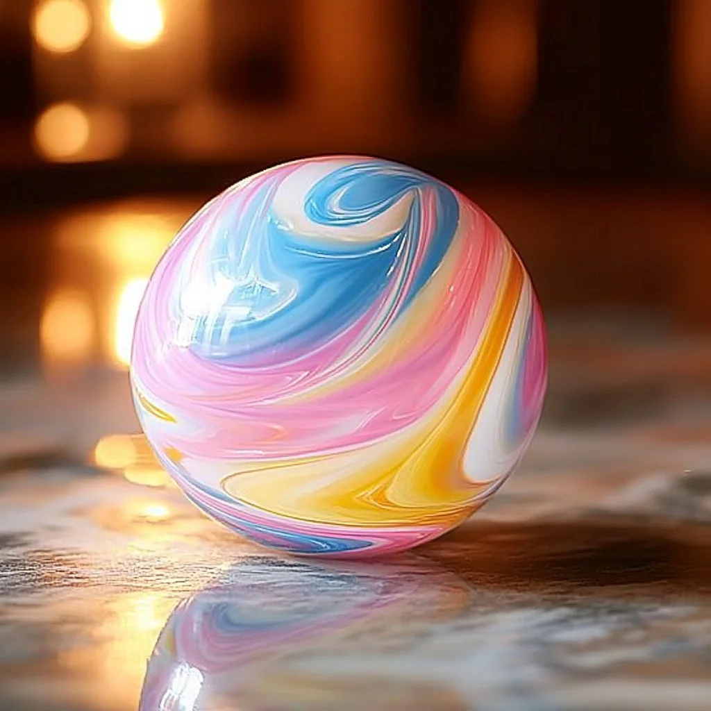 Swirl Glowing Bounce Ball