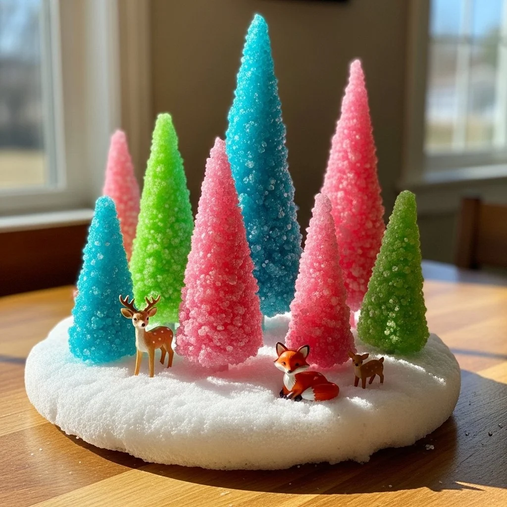 Baking Soda and Borax Growing Trees